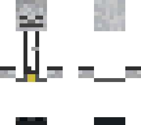 skeleton suit whitesuit white | Minecraft Skins