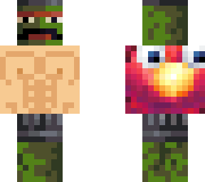 buff elmo | Minecraft Skins