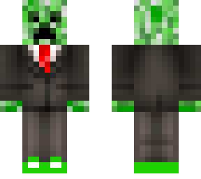 Business Creeper (Green Shoes) | Minecraft Skin