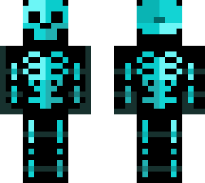 Skull Armor Neon | Minecraft Skin