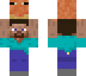 Steve holding frog | Minecraft Skin