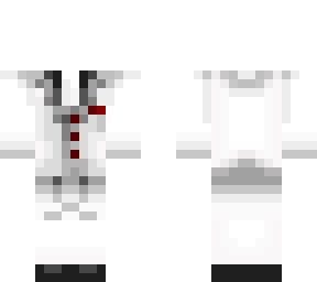 White Tux template | Minecraft Skin