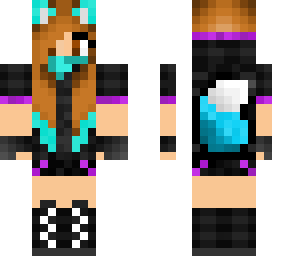 Wolf Girl | Minecraft Skin