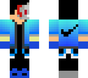 half robot | Minecraft Skins