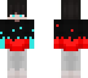Blue-Red-Fire | Minecraft Skin