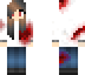 bloody girl | Minecraft Skins