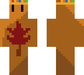 Maple syrup with crown | Minecraft Skin