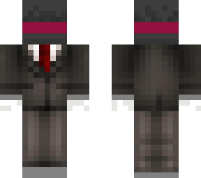 Person with a top hat and a suit | Minecraft Skin