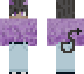 Purple demon boy | Minecraft Skin