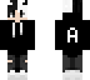 Axozer con busito con su inicial | Minecraft Skin