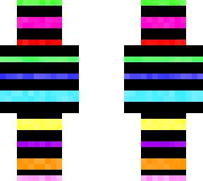 colorful stripes | Minecraft Skin