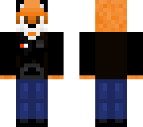 fox in suit | Minecraft Skins