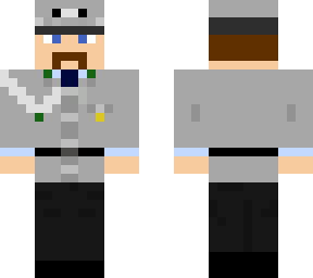 german military uniformm with peaked cap | Minecraft Skin
