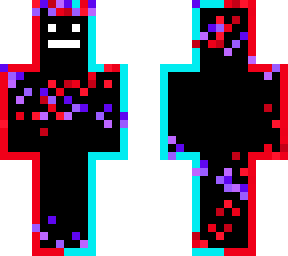 Glitchy Black and White Dev | Minecraft Skin