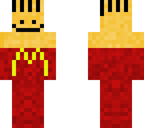 Mc'donald's fries | Minecraft Skin