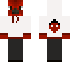 Red Crow Hood | Minecraft Skin