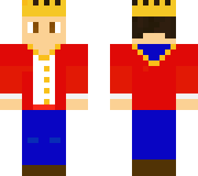 the king of minecraft | Minecraft Skin