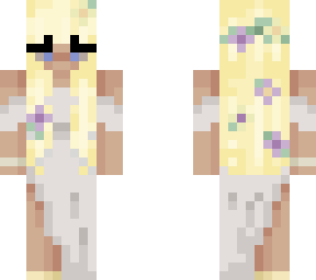 Wildflowers wedding dress | Minecraft Skin