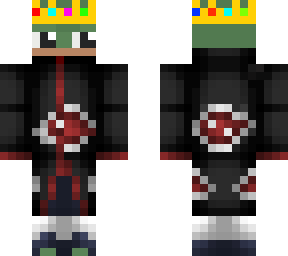 akatsuki pepe with crown | Minecraft Skin