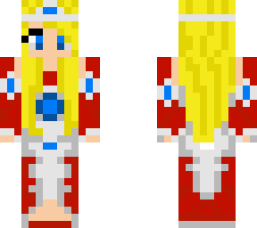 Blonde Blood Elf Pristess | Minecraft Skin