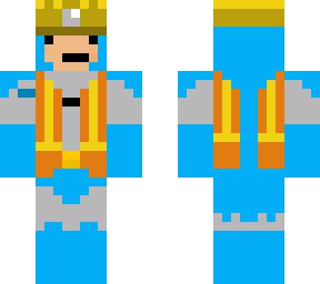 Construction Man | Minecraft Skin