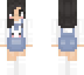 girl bunny with overalls | Minecraft Skins