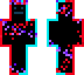 Glitch man | Minecraft Skin