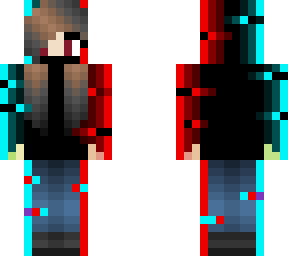 glitched girl | Minecraft Skin