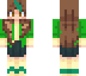 Green Girl Skin | Minecraft Skin
