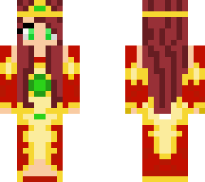 Plood Elf Pristess | Minecraft Skin