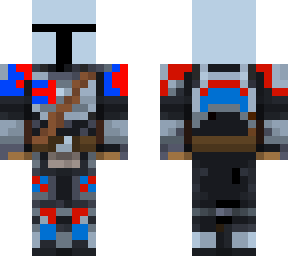 Redr2d25 Mando | Minecraft Skin