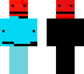 smily cyan guy | Minecraft Skin