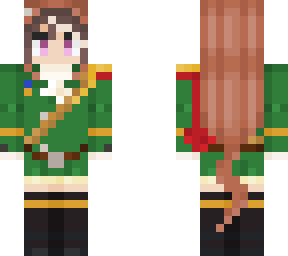 Symboli Rudolf(racing uniform) | Minecraft Skin