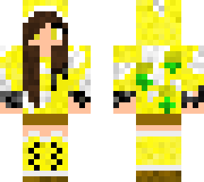 yellow mooshroom girl | Minecraft Skins