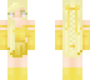 ~Lemony Yellow~ (Girl Version) | Minecraft Skin