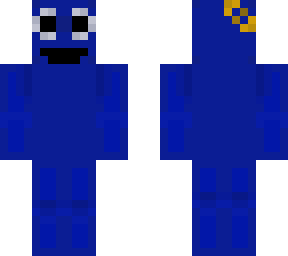 Blue, fix eye and no drool | Minecraft Skin