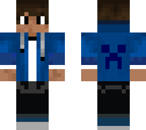 blue jacket guy idk | Minecraft Skin