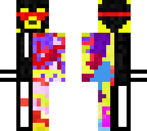 Corrupted Cyborg Lion wearing a hoodie (edited) | Minecraft Skin