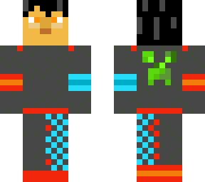 Fire and Ice Ninja | Minecraft Skin