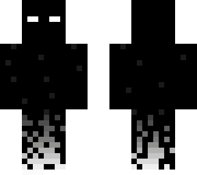 Intimidating black and white Fade | Minecraft Skin