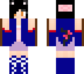 Kawi-Chan skin with black hair | Minecraft Skin