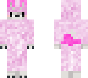 Pink husky | Minecraft Skin