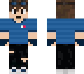 Reborn_Live - Outfit Azul | Minecraft Skin