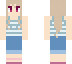 Sakurai Nozomi in summer clothes | Minecraft Skin