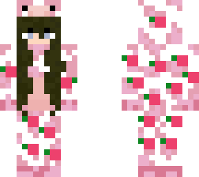 strawberry cow | Minecraft Skins