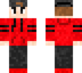 the red cool boy | Minecraft Skin