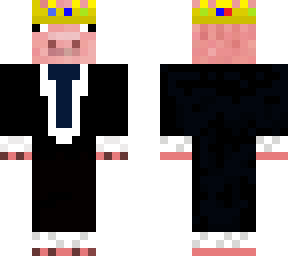 pig with crown | Minecraft Skins
