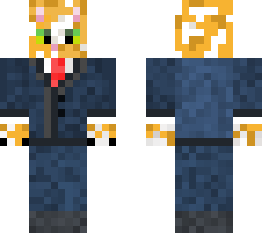 cat in a suit | Minecraft Skins