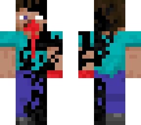 corrupted steve | Minecraft Skin