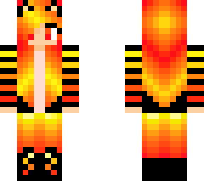 fire catgirl | Minecraft Skins